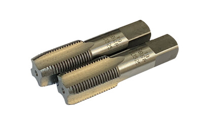 3/8" BSP THREADING TAPS SET OF 2 FIRST AND PLUG TAPS BRITISH PIPE ...