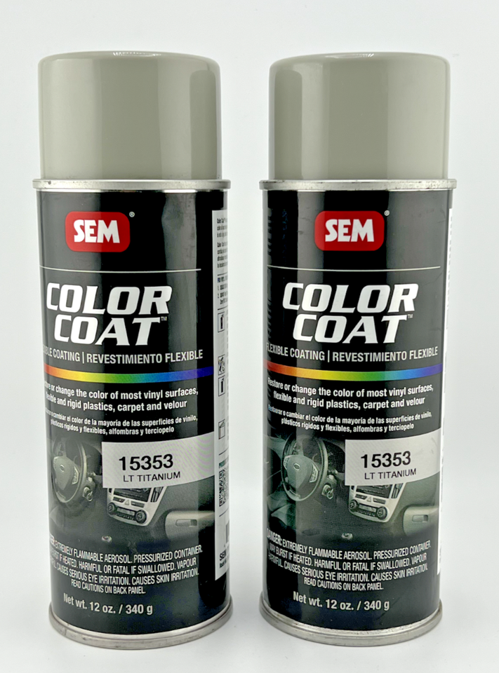 SEM Color Coat - ALL COLORS - Spray Paint Aerosol Can - 2 CANS - FREE ...