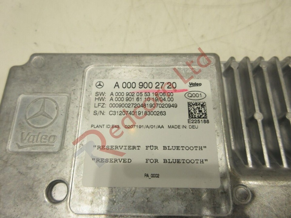 MERCEDES-BENZ CLA 2019-ONWARDS PARKING ASSISTANT CONTROL UNIT ...