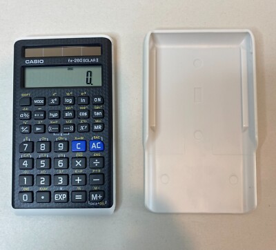 Casio FX-260SOLAR II 10+2 Digits Black Solar Power Scientific ...