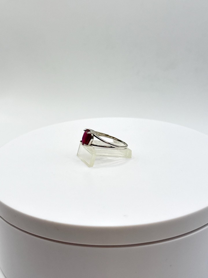 Ruby Ring | Natural Ruby in Sterling Silver | July Birthstone Jewelry ...