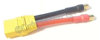 MALE CASTLE CREATIONS 6.5MM TO FEMALE XT90 XT-90 BATTERY ESC ADAPTER ...