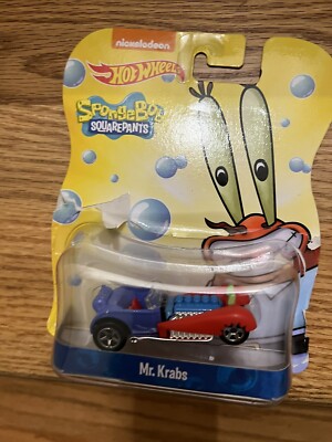 Hot Wheels Mattel Spongebob Squarepants Hot Rod MR. KRABS Lm | eBay