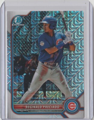 2022 Bowman Chrome Reginald Preciado #BCP-44 Mojo | eBay