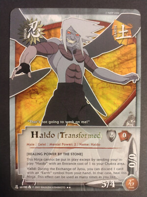 Naruto CCG Haido (Transformed) 100 Lineage of Legends Rare LP English ...