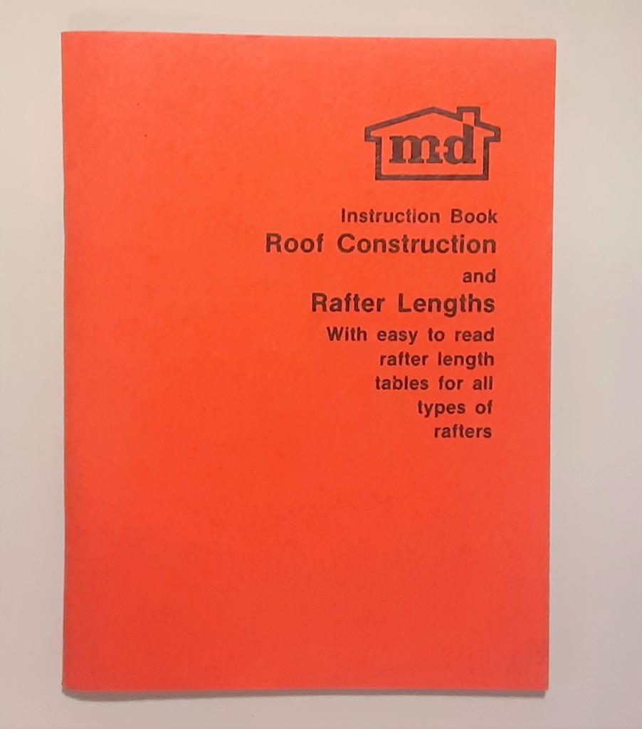 MD Macklanburg Duncan Instruction Book Roof Construction & Rafter ...