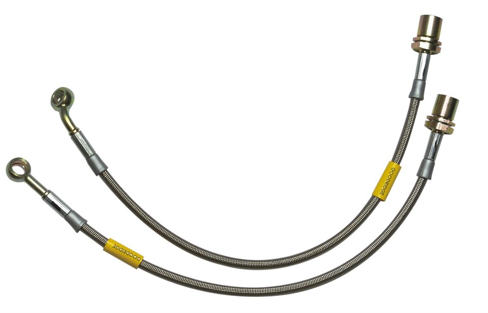 Goodridge USA 30006 G-STOP SS Braided Brake Line Kit Fits 02-09 A4 A4 ...
