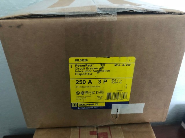 JGL36250 Square D 250a Power Pact Circuit Breaker for sale online | eBay