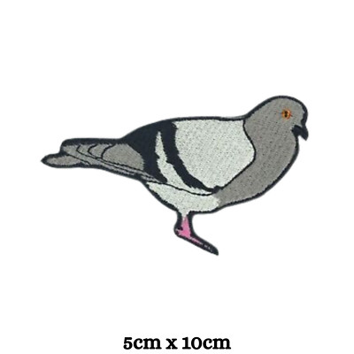 Cute Bird Pigeon Animal Badge Clothing Jacket Iron on Sew on ...