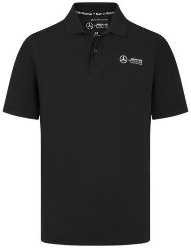 Mercedes AMG Petronas F1 Team Men's Polo Shirt - Black | eBay