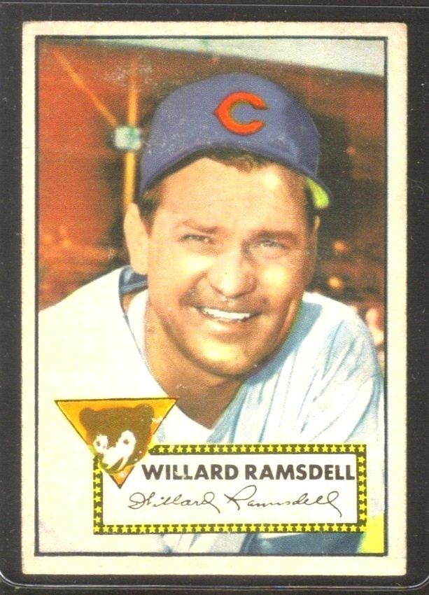 1952 Topps #114 William Ramsdell CHICAGO CUBS ~ VG | eBay