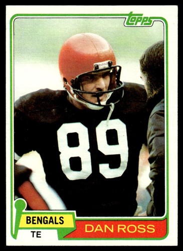 1981 Topps Dan Ross RC Cincinnati Bengals #192 | eBay