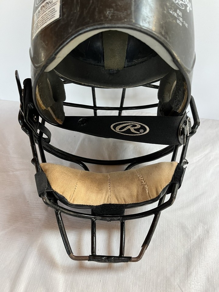 Rawlings Ai1 Baseball Catcher's Helmet, Mask & Mizuno Throat Guard ...