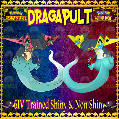Pokemon Scarlet & Violet Dragapult 6IV Trained 🌟Shiny🌟 & Non Shiny Home ...