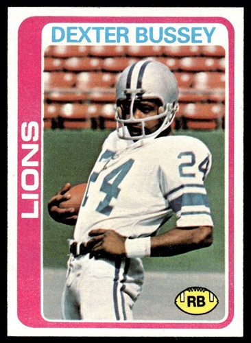 1978 TOPPS DEXTER BUSSEY K DETROIT LIONS #427 | eBay