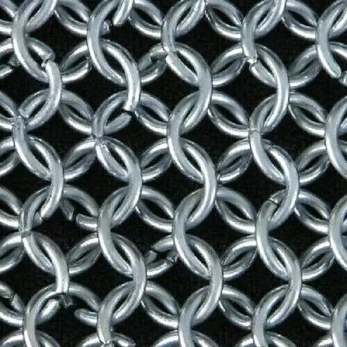 Medieval Chainmail Shirt Butted Rings Mild Steel Chain mail Armor LARP ...