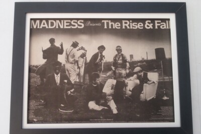 MADNESS*Rise And Fall*1982*ORIGINAL*POSTER*AD*ADVERT*FRAMED*FAST WORLD ...