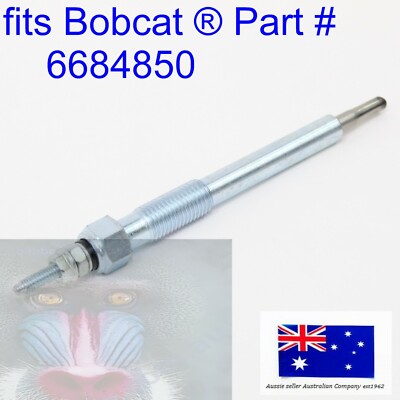 fits Bobcat Glow Plugs 6684850 Kubota Engine Pre Heater 341 430 435 E32 ...