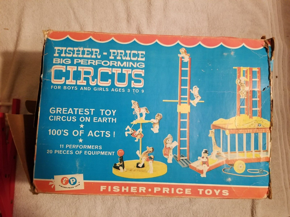 Fisher Price Big Performing Circus in Box 900 from 1962 | eBay
