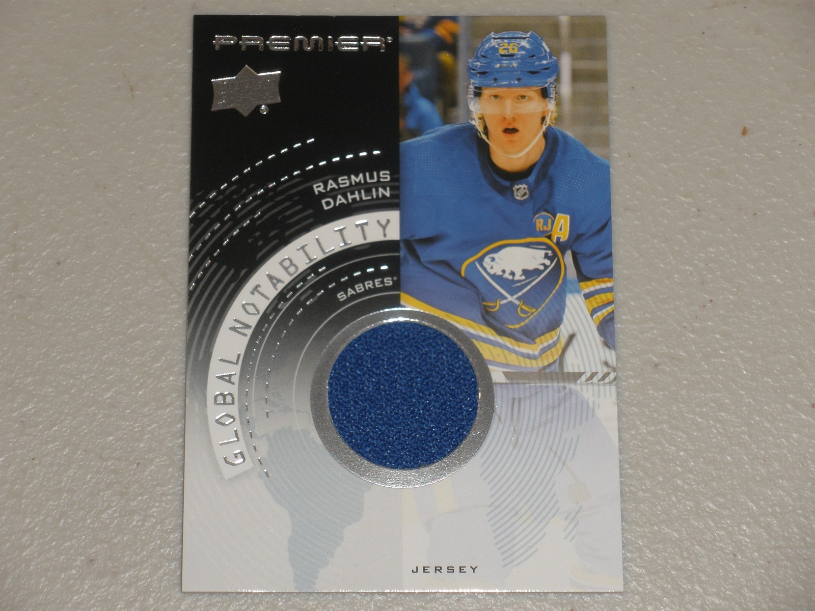 Rasmus Dahlin 2023 Upper Deck Premier #GN-RD Global Notability - Jersey ...