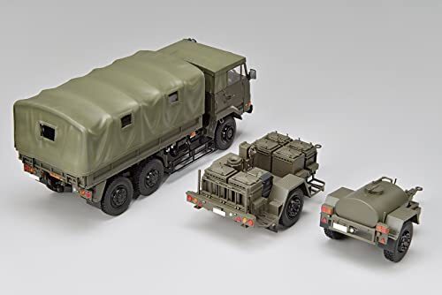 AOSHIMA 1/35 Military No.3 3.5t Truck (SKW-476) w/Field Kitchen & 1t ...