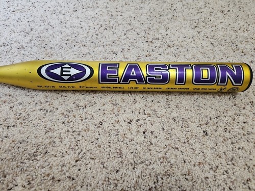 Easton SZ71-ZB 33" 21 oz Fast Pitch Official Softball Bat 2 1/4" Barrel ...