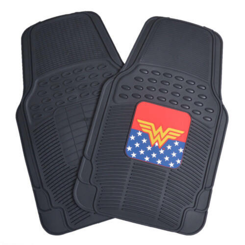 Rubber Car Floor Mats DC Comics Wonder Woman All Weather Protection ...