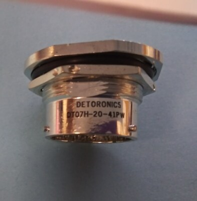 DETORONICS HERMETICALLY SEALED BANTUM CONNECTOR DT07H-20-41PW OR ...