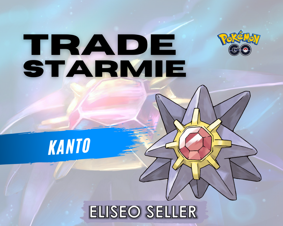 Pokemon Starmie GO - Rare KANTO | eBay