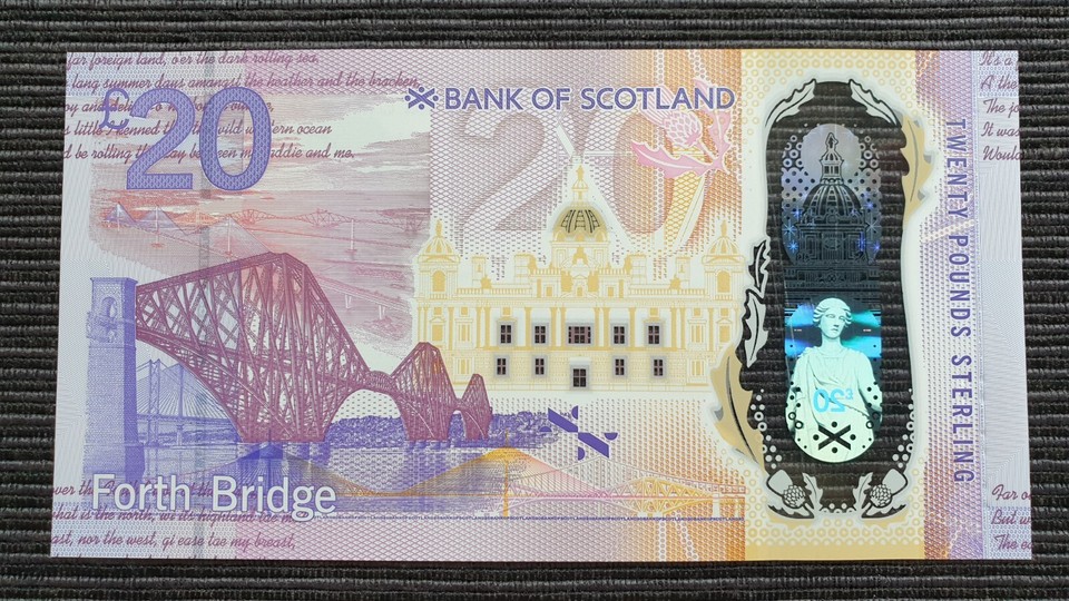 SCOTLAND £20 Pounds 2019 Bank of Scotland UNC Polymer Banknote | eBay