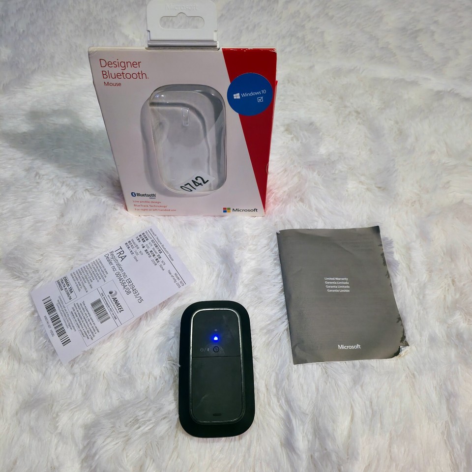 Microsoft 1679 Designer Bluetooth BT4.0 Mouse 7N5-00001 Bluetrack ...