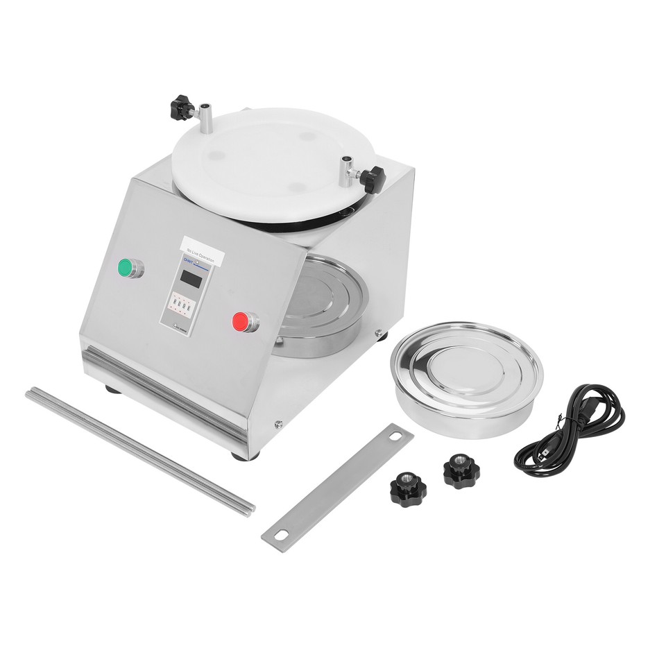 110V Electric Vibrating Sieve Shaker Sifter Machine w/ 200 Mesh ...