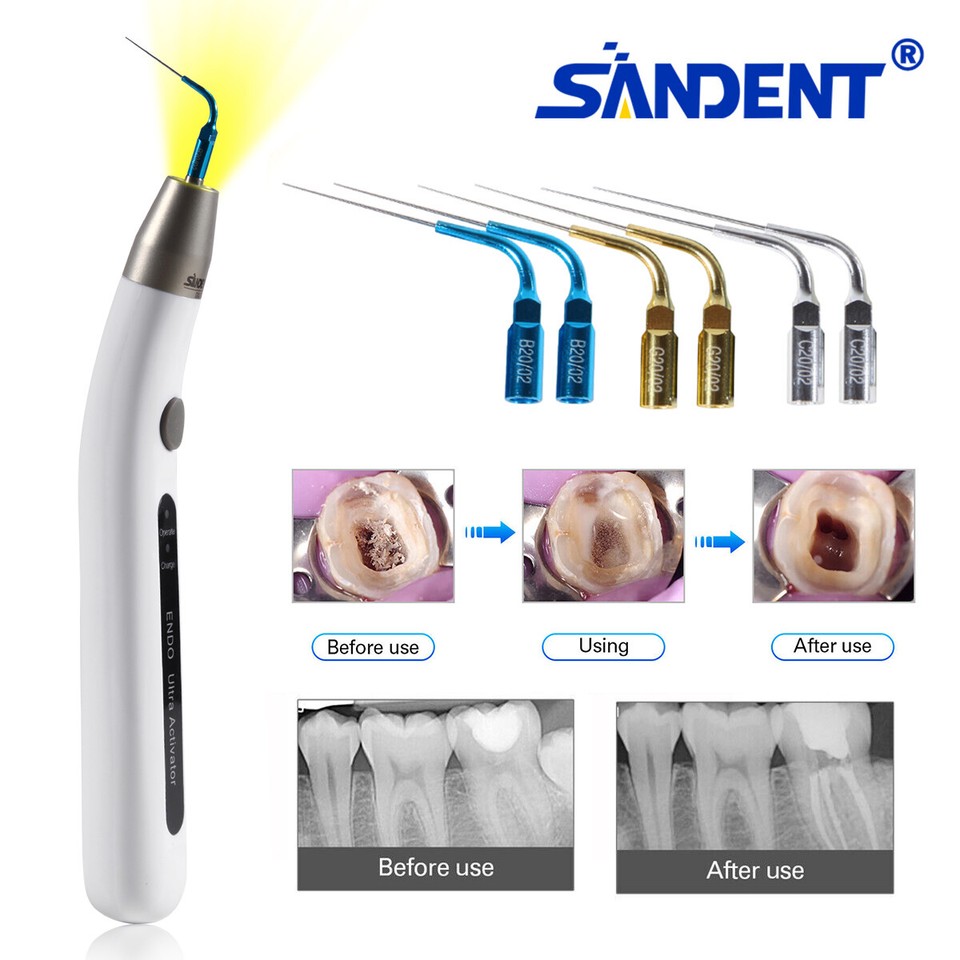Dental Endo Ultra Activator Irrigator Handpiece/ LED Endo Motor/ Apex ...