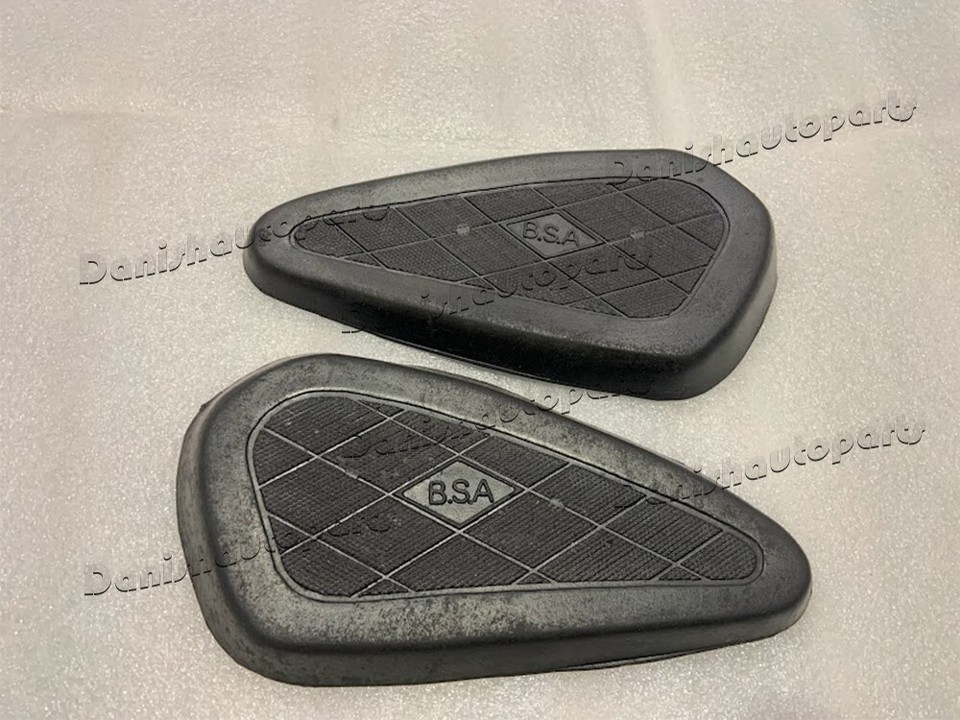 BSA 1940-1955 GAS FUEL TANK KNEE PAD RUBBER GRIP PAIR M20 M21 M33 A7 ...