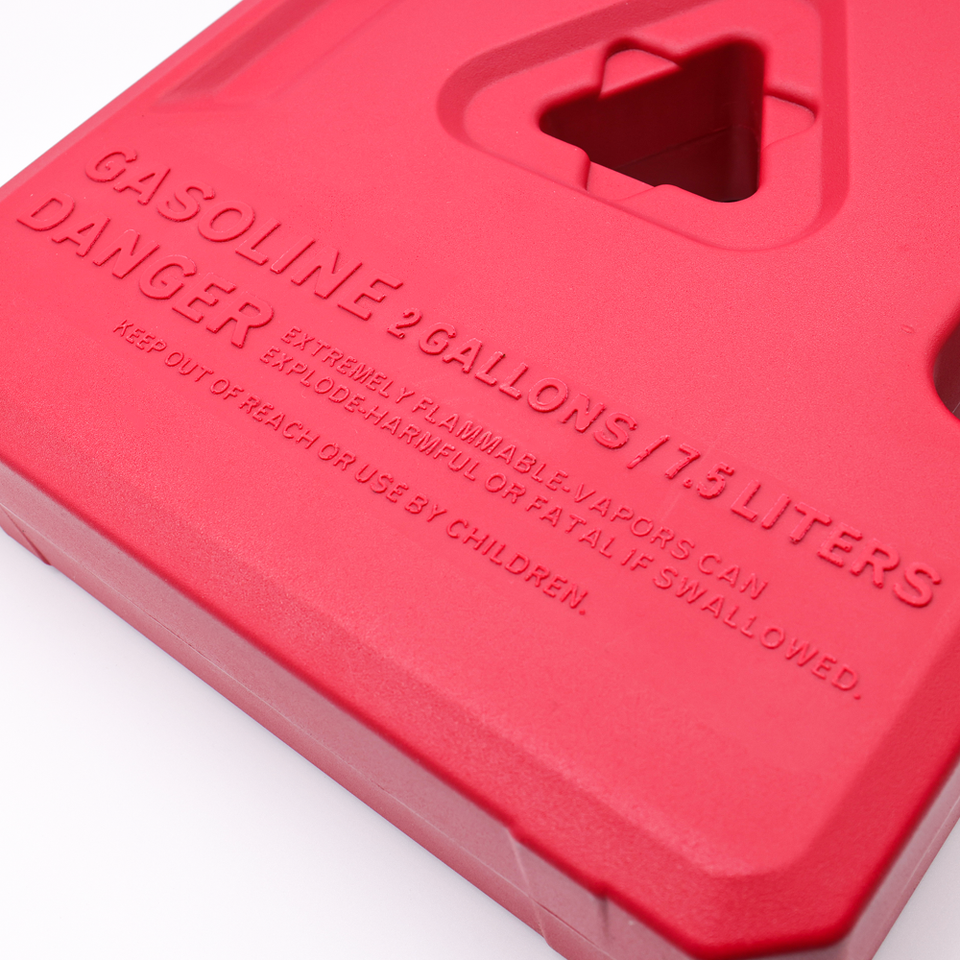 2 Gallon Fuel Tank Gas w/Bracket Off-Road Carry Spare Container Can ...