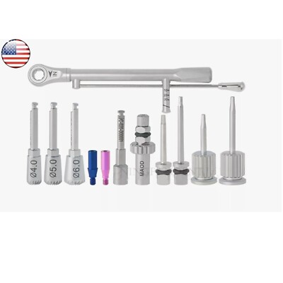 US Osstem Hiossen Implant Prosthetic Kit Dental Bone Edge Dresser ...