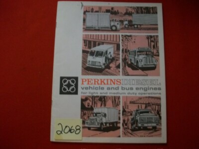 VINTAGE 1966 PERKINS DIESEL VEHICLE & BUS ENGINES LT & MEDIUM DUTY ...