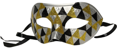 Mime Mask Half Face Fun World Arctic Ghost Face Adult Mask, Standard