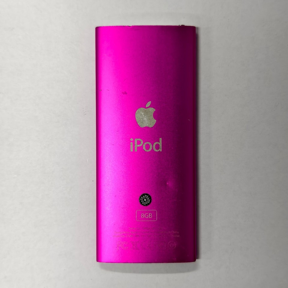Apple iPod Nano 4th Generation 8GB - Pink A1285 Normal Usage Function ...