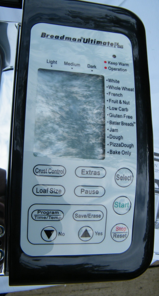 Breadman Ultimate Plus Electric Bread Machine TR2500BC with Manual In ...