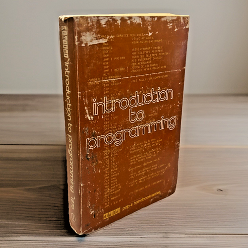 Introduction to Programming (1970) ~ PDP-8 Family Computers ~ Paperback ...