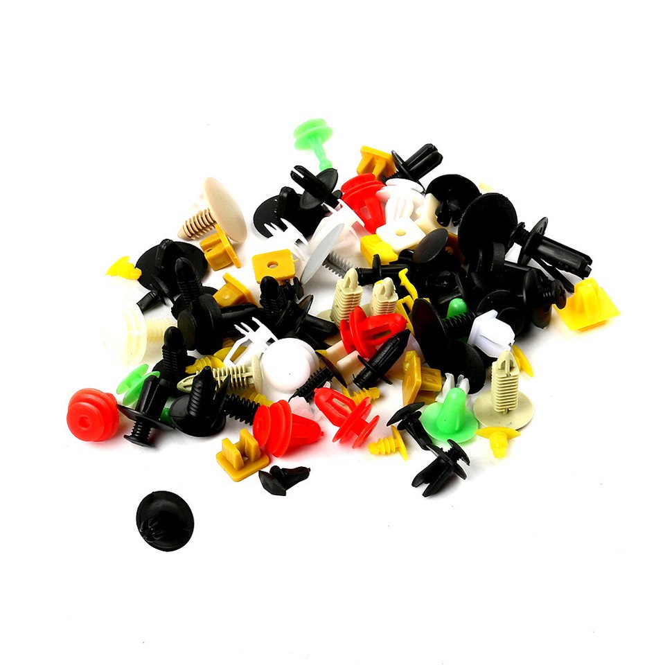 200X Auto Retainer Push Pin Rivet Clip Mouldings Trim Fastener ...