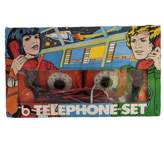 Vintage 1970s Toy Twin Telephone Intercom Set | eBay