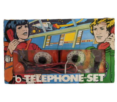 Vintage 1970s Toy Twin Telephone Intercom Set | eBay Australia
