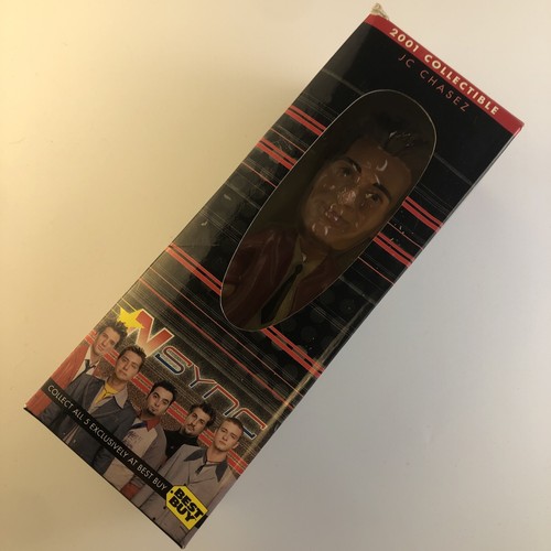 2001 NSYNC JC Chasez Bobble Head Doll 8-inch Best Buy Exclusive In Box ...