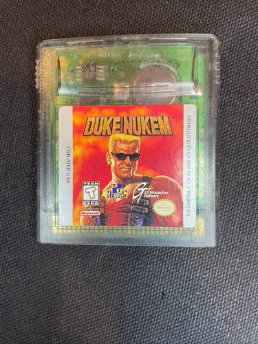 Duke Nukem (Nintendo Game Boy Color, 1999) Has visible Damage, Works ...