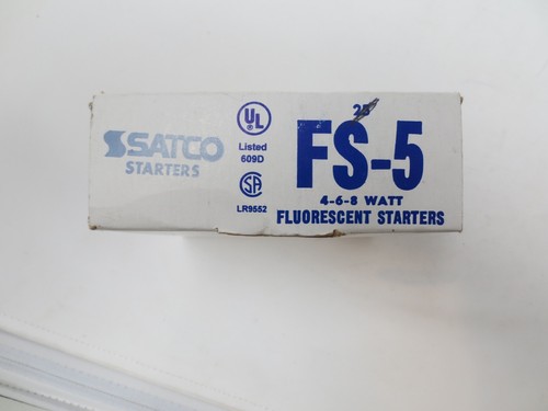SATCO FS-5 / FS5 fluorescent starter 4-6-8 watt - lot of 10 | eBay