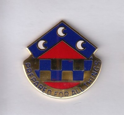 US Army 300th Support Group Quartermaster QM Supply crest DUI badge G ...