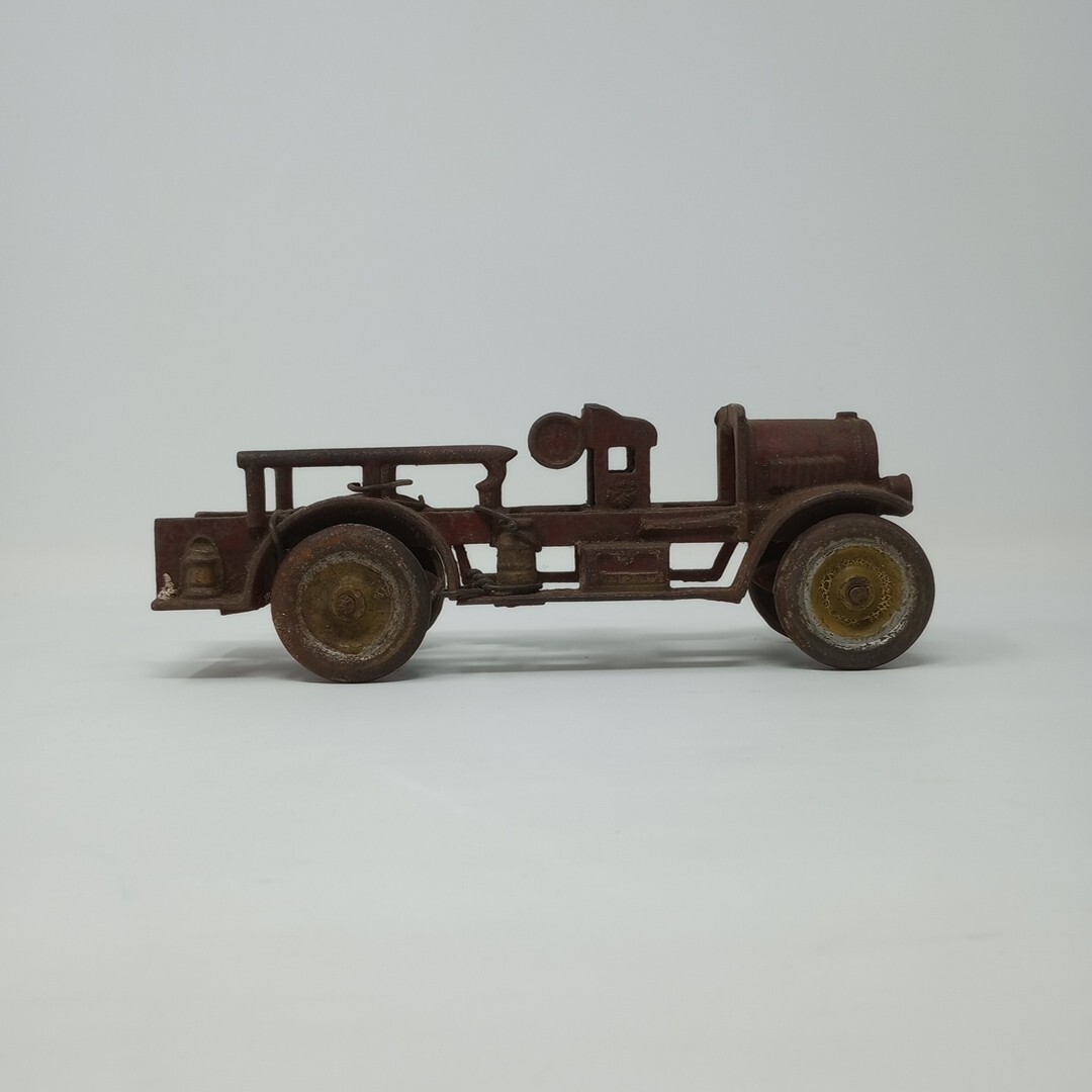 Antique Original 1920s Cast Iron Kenton Ladder Fire Truck 8 1/2" PARTS ...