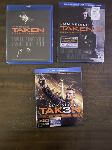 Taken 1, 2 & 3, Blu-ray Collection Trilogy 3 Movies 24543809616 | eBay